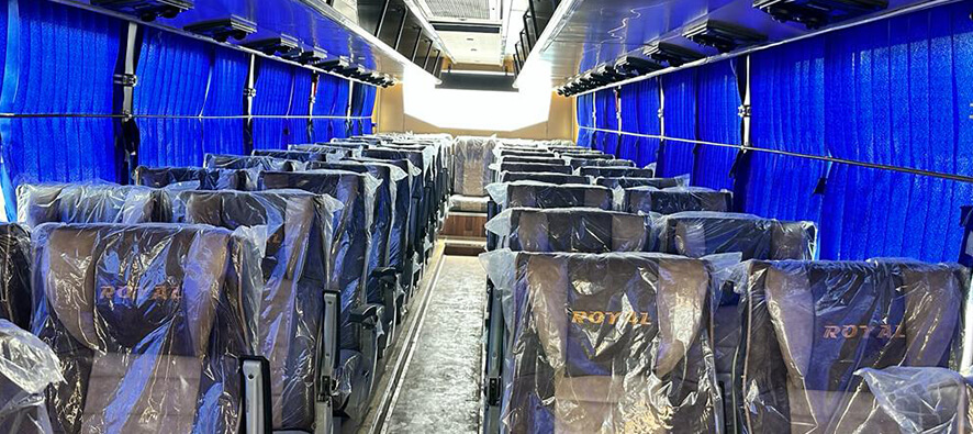 Bus Photos, Photo Gallery, Book Tickets Online, Royal Travels Indore