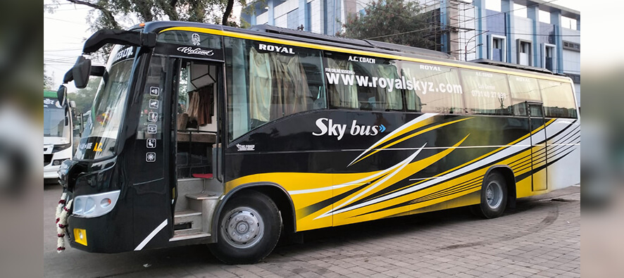 Bus Photos, Photo Gallery, Book Tickets Online, Royal Travels Indore